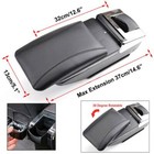 Universal Car Armrest Storage Box Leather Arm Rest Center Console ...