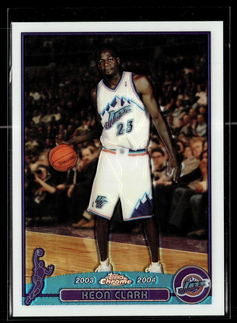 2003-04 TOPPS CHROME REFRACTOR KEON CLARK JAZZ | eBay