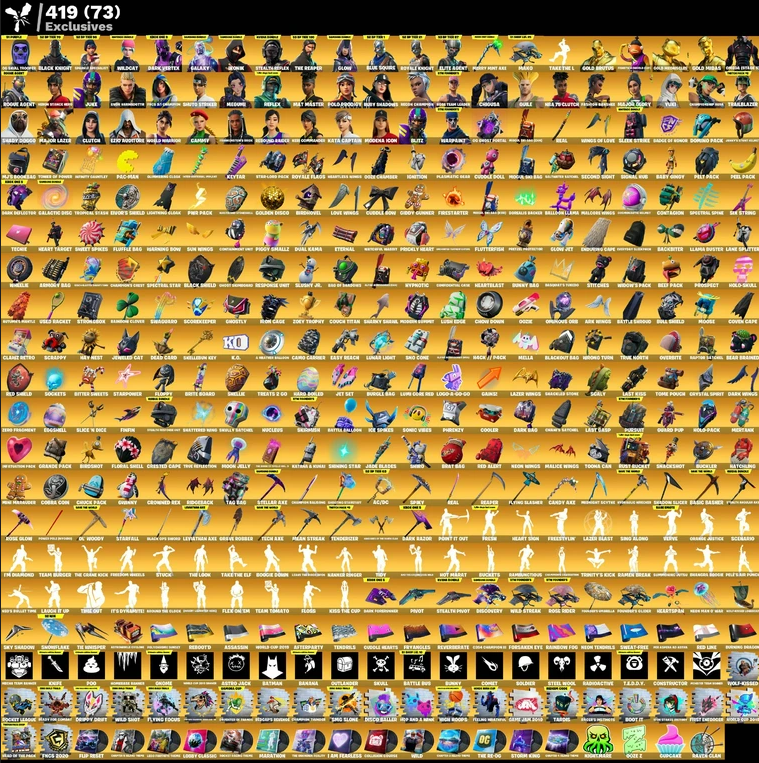 Fortnite OG Purple Skull Trooper,Galaxy,Ikonic,Wildcat,Black Knight ...