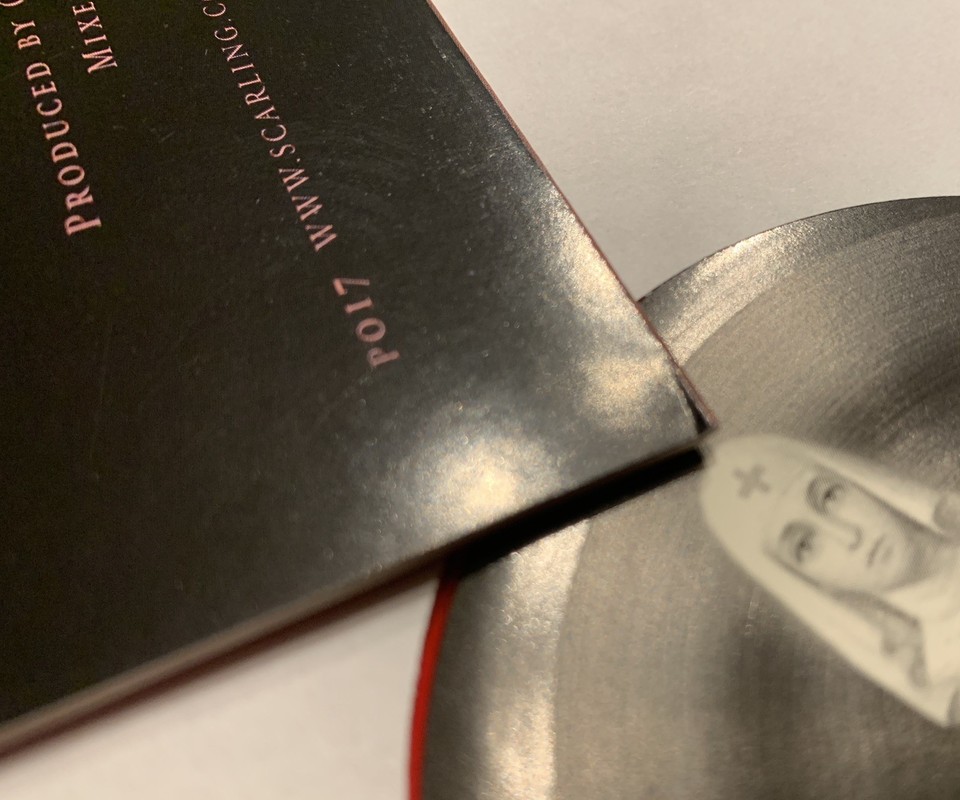 SCARLING Band Aid Covers The Bullet Hole 7” Red Vinyl-Jack Off Jill ...