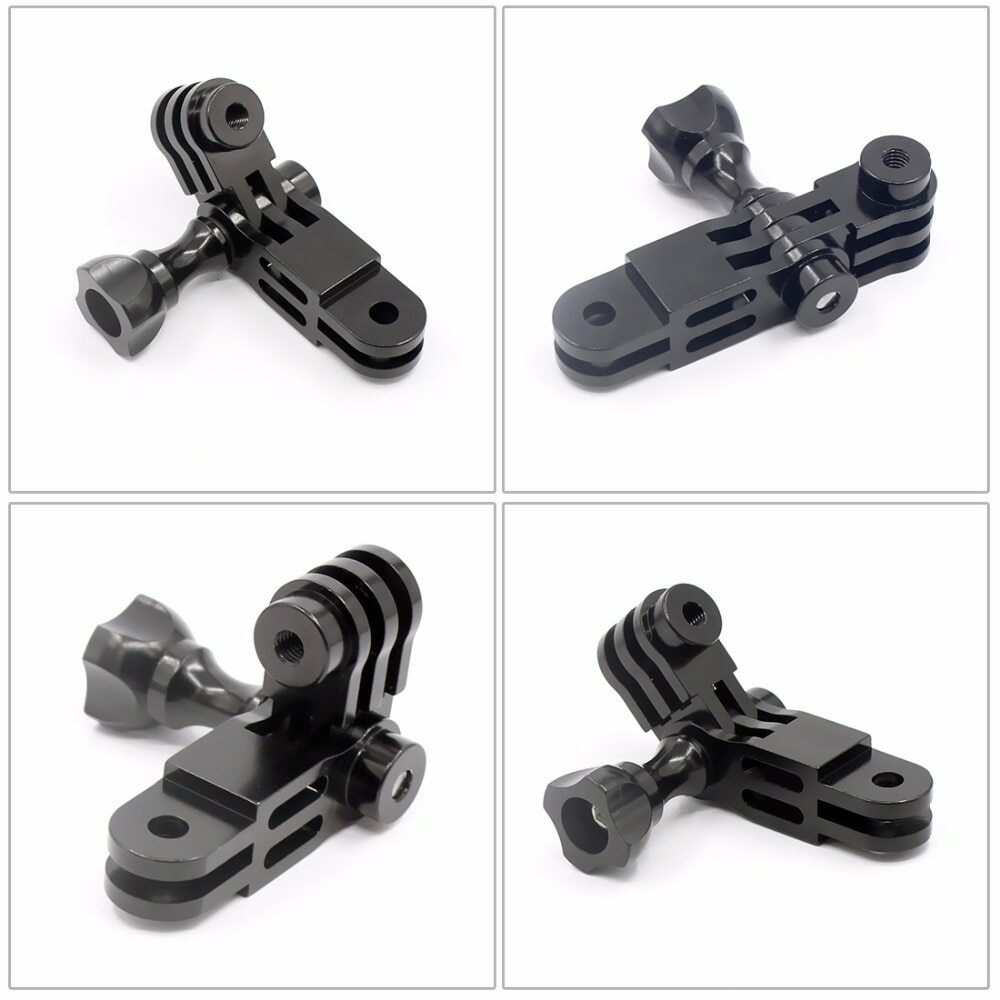 Alloy Extension Connector Adapter 3-Way Pivot Arm Helmet Mount for ...