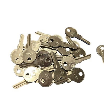 30 Ilco 1043V Key Blanks Fits Some Illinois Locks Nickel Plated NOS | eBay