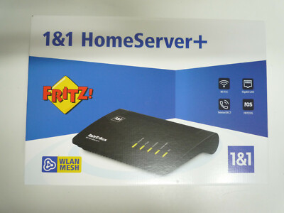 1&1 Homeserver+ AVM FRITZ!Box 7530 AX WLAN-Router Wi-Fi 6 (WLAN AX) NEU ...