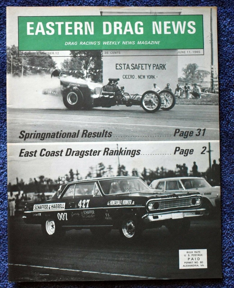 1960s Drag Racing-Dick Harrell's 1965 427 Z-11 Chevelle-"The HONESDALE ...