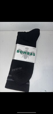 3 PAIRS!!!! NEW Bombas Bee Better Calf/High Solid Black Support XL | eBay