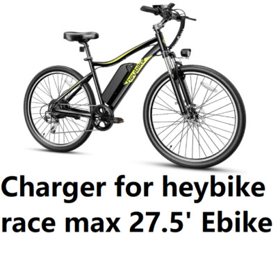 🔥power adapter battery Charger for heybike race max 27.5' 750W ebike | eBay