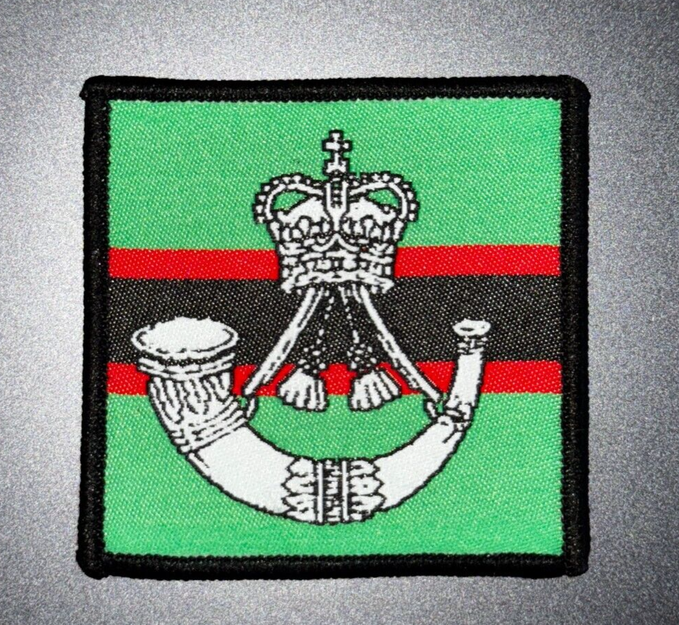 6 x 6 cm The Rifle Infantry Regiment Military Corps TRF Embroidered ...