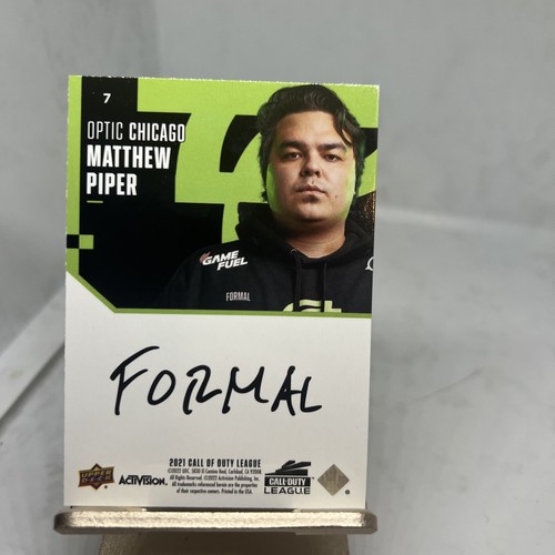 Formal Call of Duty Card Upper Deck 2021 Call of Duty Trading Card ...