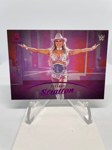 2023 WWE Chronicles Luminance #168 Tiffany Stratton Base Card Pink #'d ...