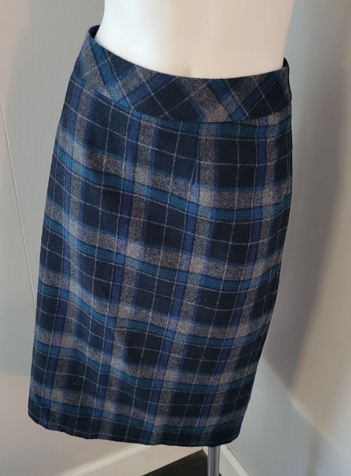Chadwicks of Boston Womans Sz 10T Plaid Skirt Wool Bl… - Gem