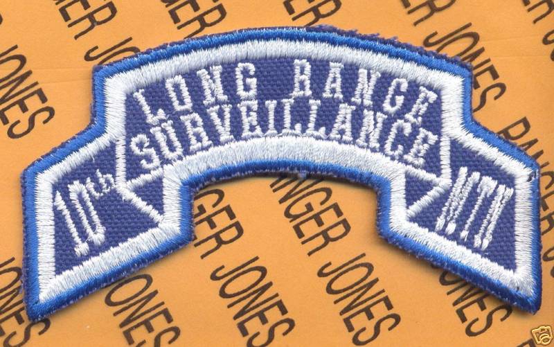10th MTN 110 MI Bn LRS AIRBORNE RANGER scroll patch D | eBay
