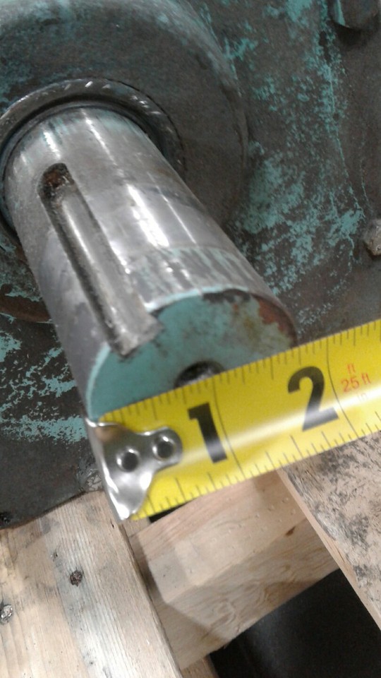 GE AC MOTOR with Gearbox Speed Reducer 1.5 HP 1725 RPM 230/460V ...