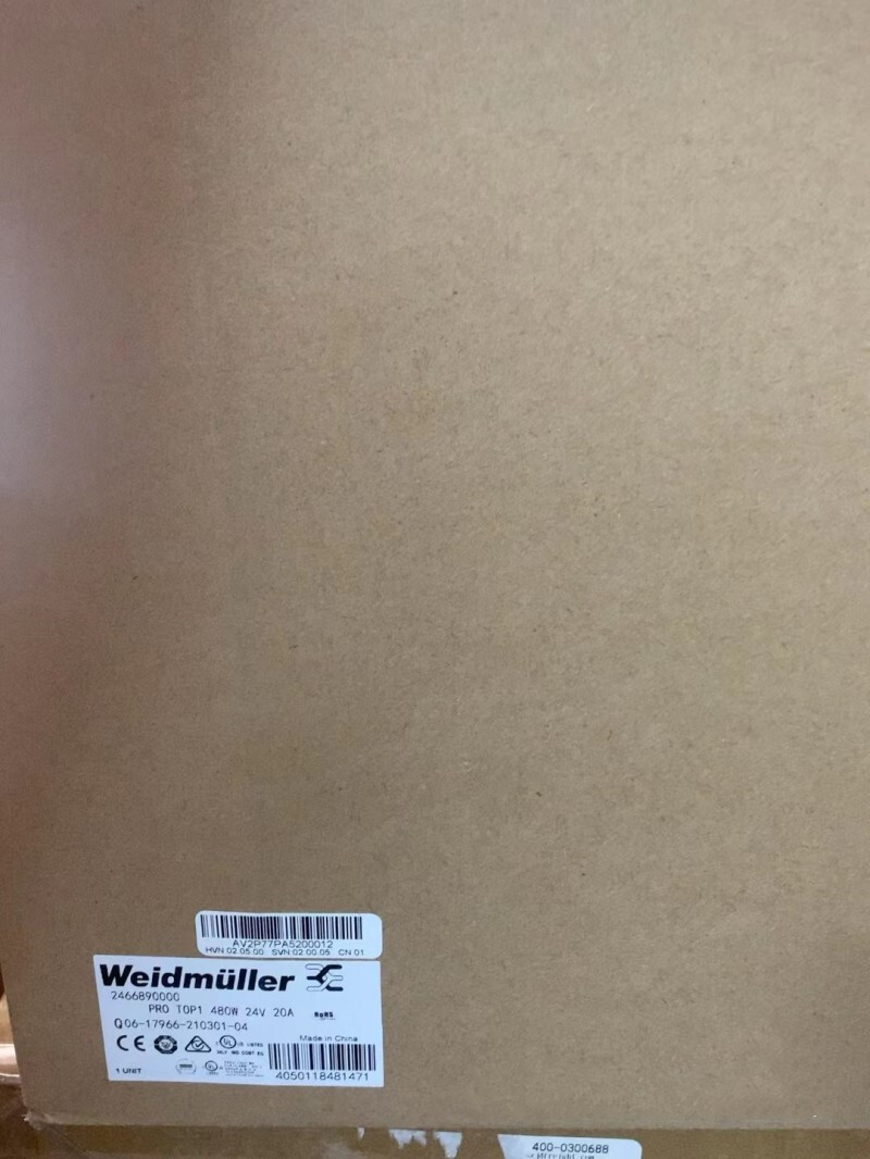 1pcs Weidmüller PRO TOP1 480W 24V 20A switching power supply 2466890000 ...