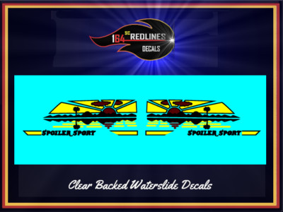 1/64 Redline 'Spoiler Sport' Replica Decal SCR-0603 | eBay