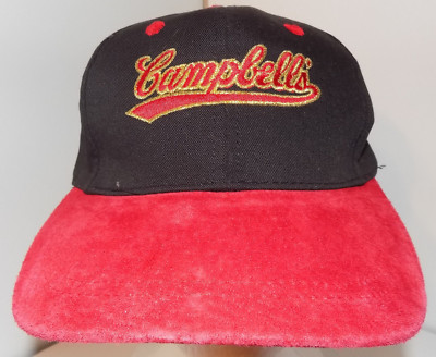 Campbell's Soup Snapback Hat Cap Script Felt Brim MINT Logo Authentic ...