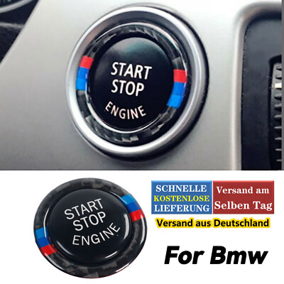 Start Stop Knopf glanz passend Ring für BMW 3er E90/E91 5er E60 X5 E70 ...