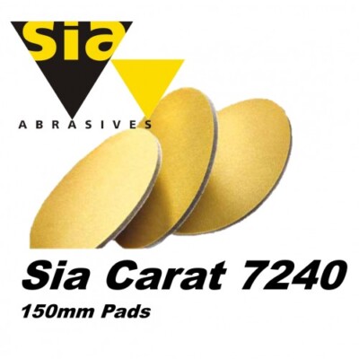Sia 6 Inch Carat Series Diamond (150 mm) 3000 Grit Siacarat Disc 7240 ...
