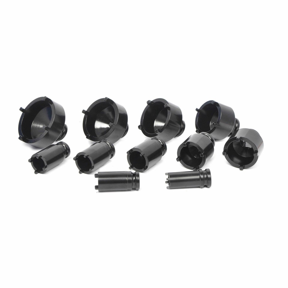 11Pcs 1/2In Drive Grooved Lock Nuts Socket Set 22-75 MM 11Pcs | Lock ...