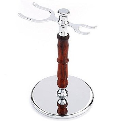 Gold Finish Deluxe Razor & Brush Stand Woodturning Kit | eBay