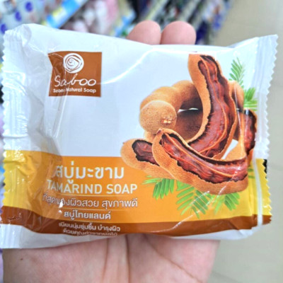 Saboo Tamarind Soap Natural Vitamin E Thai Herbal Soap 100g x 4pcs | eBay