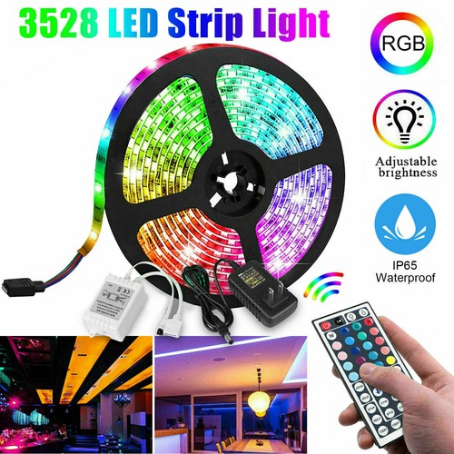 LED Strip Light Remote Control Bedroom Deco Waterproof for Indoor ...