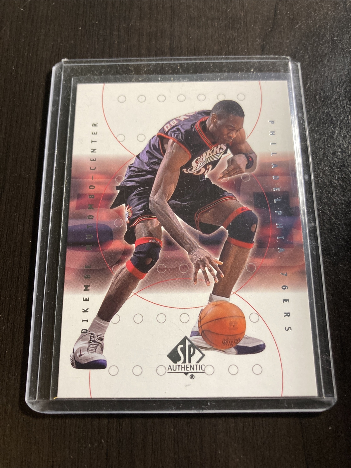 Dikembe Mutombo SP AUTHENTIC CARD NBA 2001 T9-228 | eBay