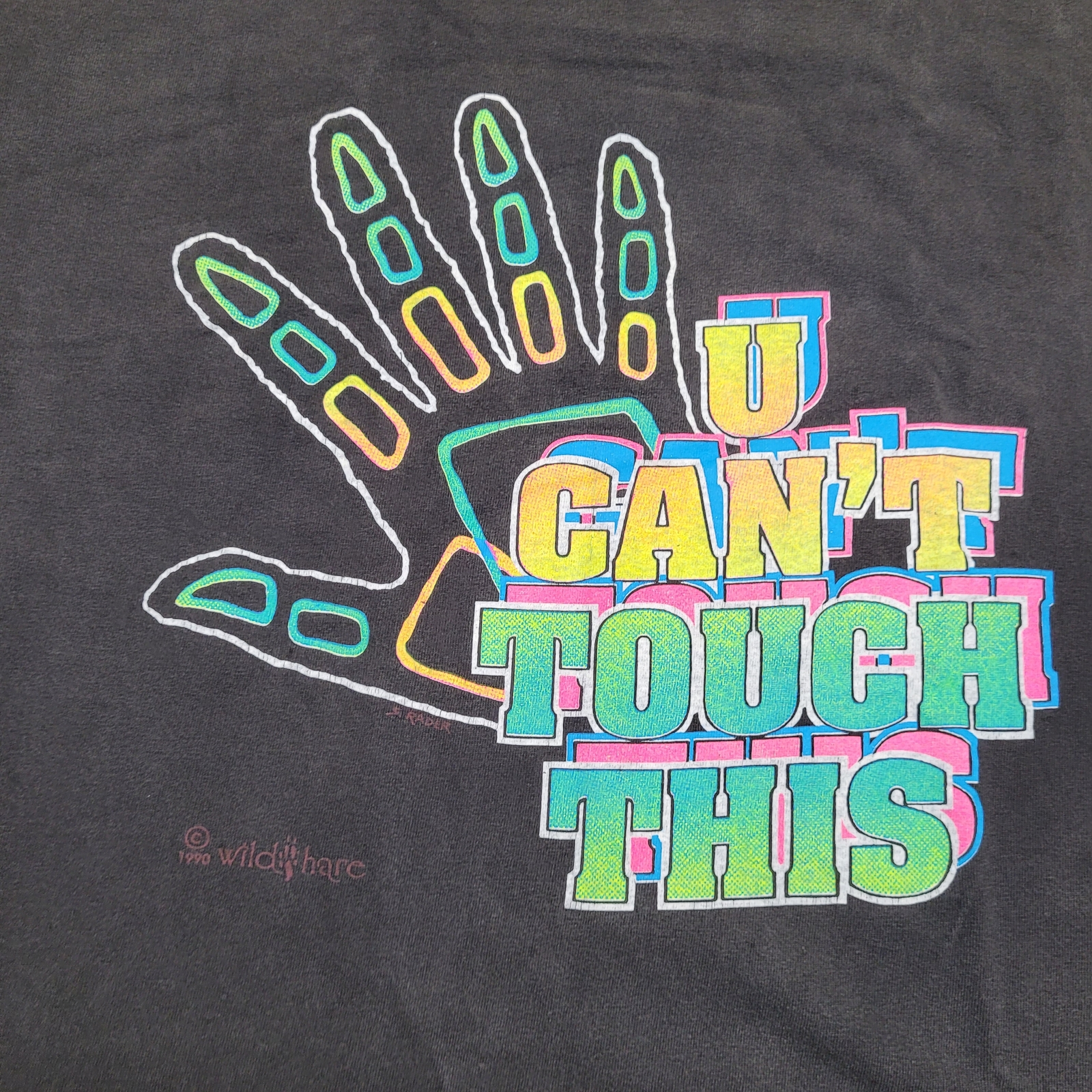 Vintage 1990 Funny Naughty You Cant Touch This Shirt … Gem