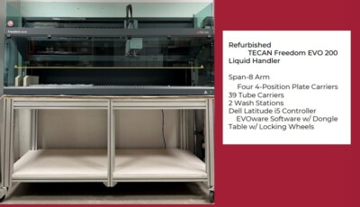 TECAN Freedom EVO-2 200 Automated Liquid Handling Multi-Channel ...