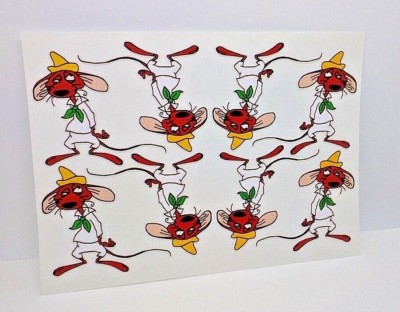Slowpoke Rodriguez x 8 Vintage Style DECAL, Vinyl STICKER, rat rod ...