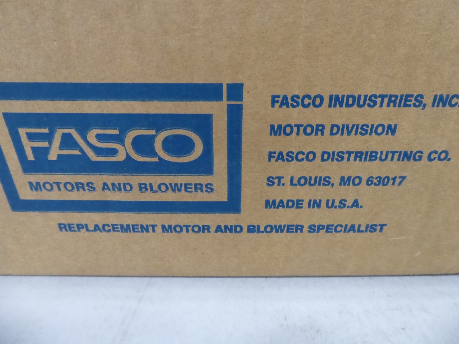 Fasco D1700 Motor 1/2-1/3 HP 208/230V 60Hz 1075 RPM 2 Speed for sale ...