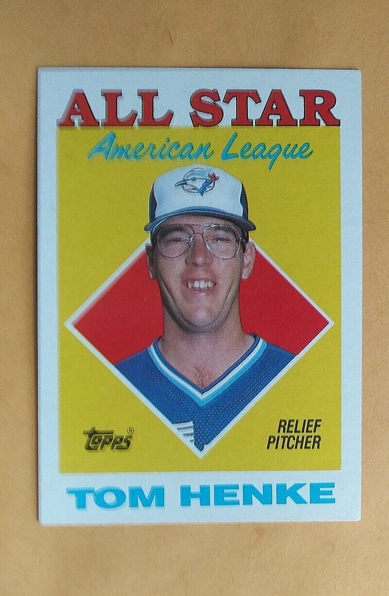 1988 Topps Baseball Card Tom Henke Toronto Blue Jays #396 | eBay