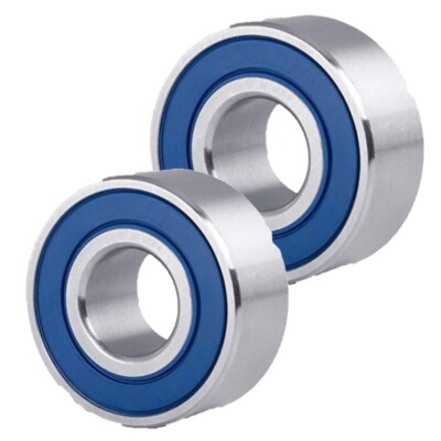2- Packs 5203-2RS Double Row Angular Contact Ball Bearing 17mmX40mmX17 ...