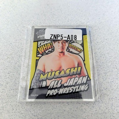 MUSASHI All Japan Pro Wrestling Acrylic Card Webpon Award 2023 New jja ...