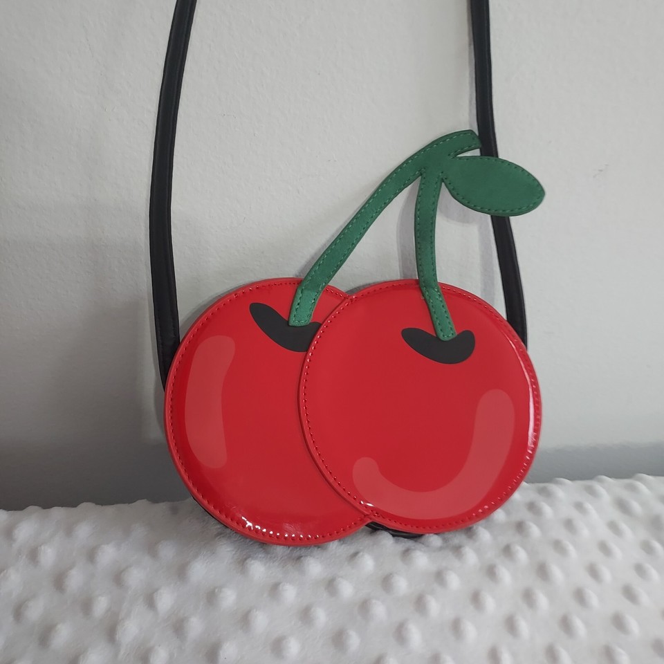 Rockabily Cherry Purse Patent Faux Leather Bing Cherries Fashion ...