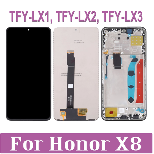 For Huawei Honor X8 TFY-LX1 TFY-LX2 TFY-LX3 LCD Display Touch Screen ...