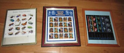 USPS VINTAGE STAMP 1996 MONSTERS 1998 INSECTS 1999 DEEP SEA CREATURES ...