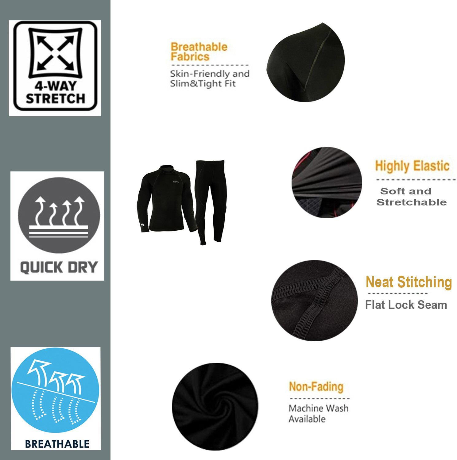 All season Motorcycle Base Layer Cycling Compression Under suit Rash ...