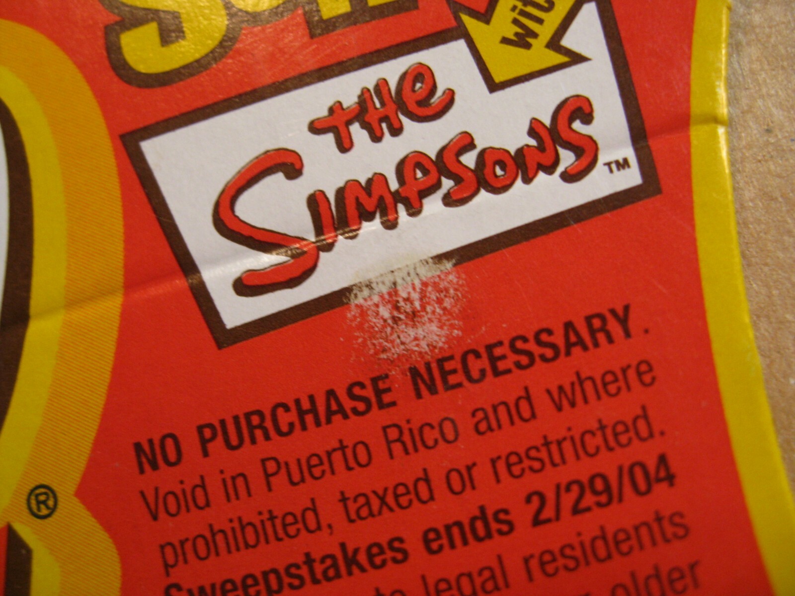 The Simpsons Empty Yoo-Hoo Paper Carton | eBay