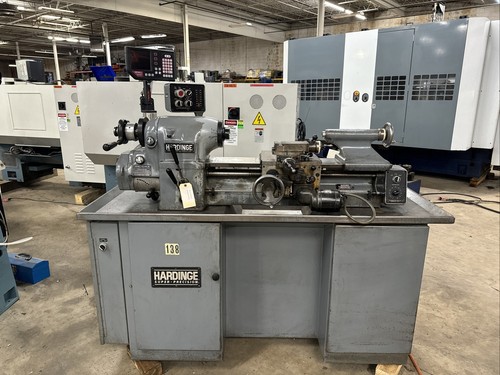 HARDINGE HLV-H SUPER PRECISION TOOL ROOM LATHE DRO DIGITAL READOUT ...