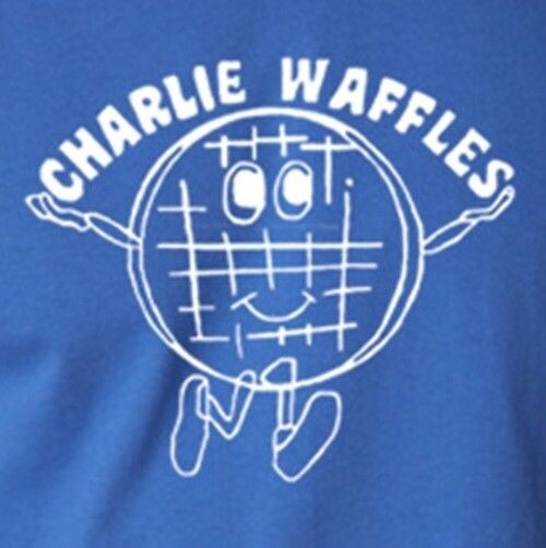 Charlie Waffles Logo Is There A Mrs. Waffles? | Two And A Half Men