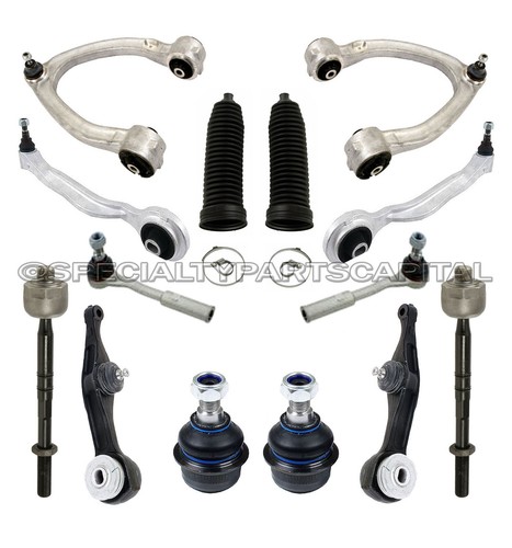 Mercedes W220 S500 S430 ABC Upper Lower Control Arms Ball Joint Tie Rod ...