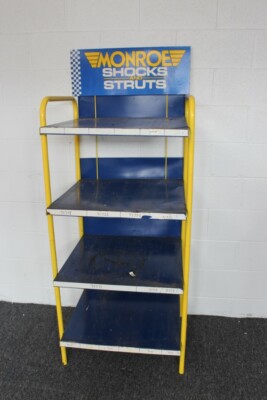 Monroe Shocks And Struts Auto Part Store Display Metal Shelf Unit ...