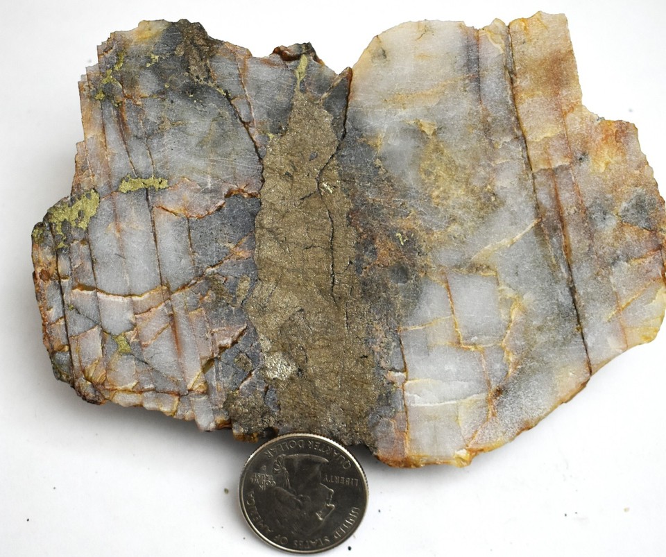 Gold Silver Quartz Ore 1800s Ore Knob Copper Mine North Carolina ...