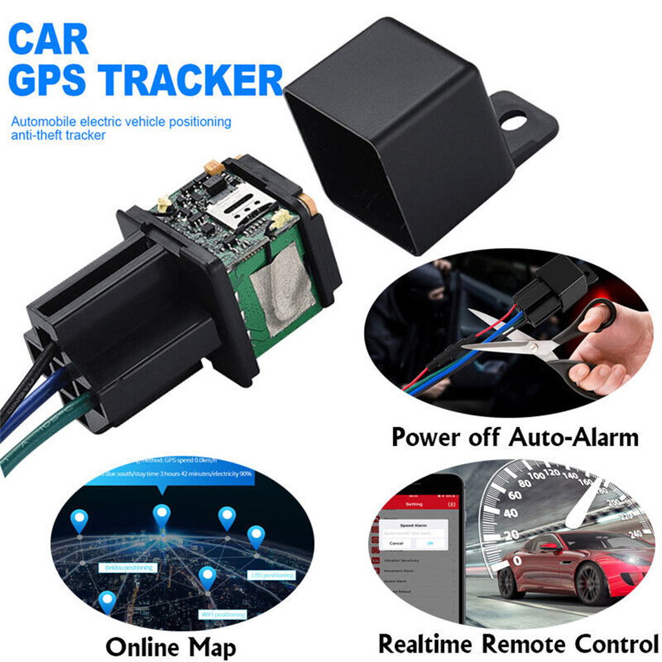 GPS Tracker Real-Time Tracking Locator Device GPRS GSM Car/Motorcycle ...