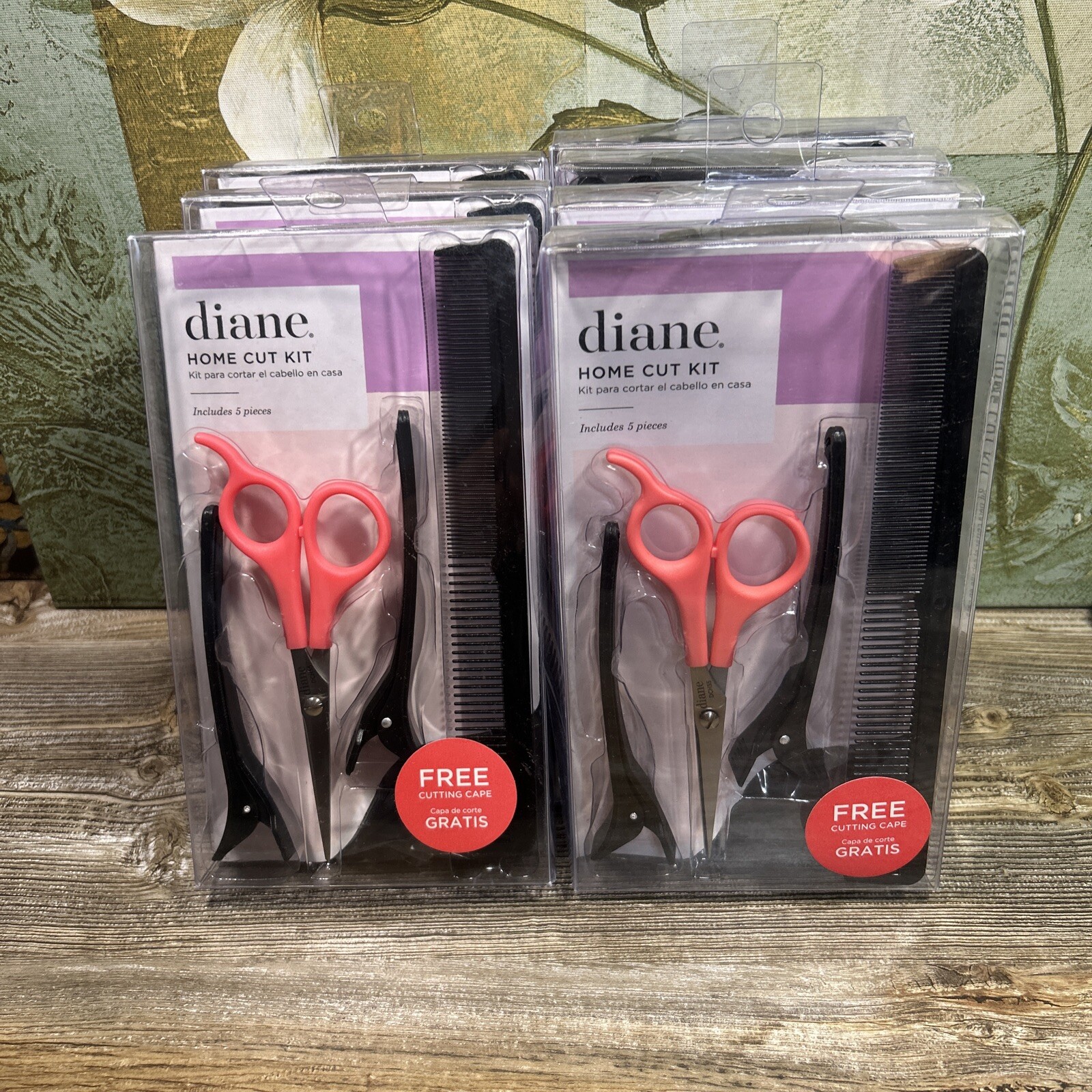 Home Hair Cut Kit Diane Includes Tools Case and Cape 5 PiecsClips Comb ...