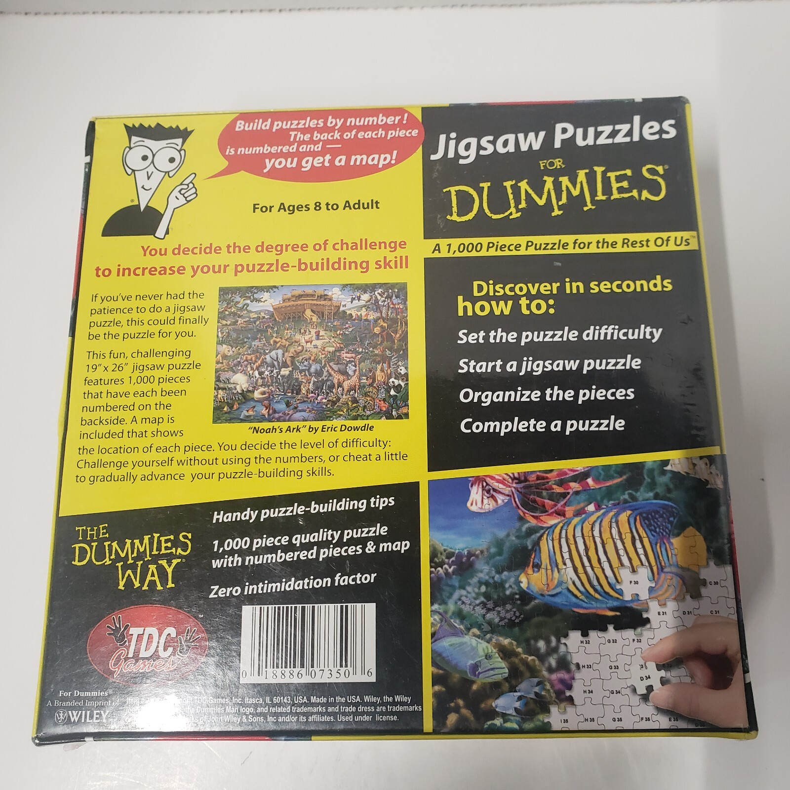 Jigsaw Puzzles for Dummies 1,000 piece "Noah's Ark" by Eric Dowdle New ...