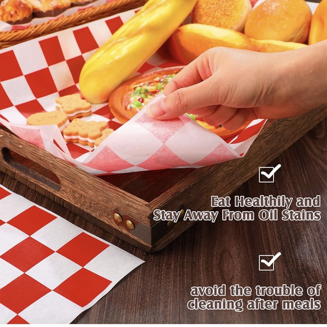 Red And White Checkered Paper