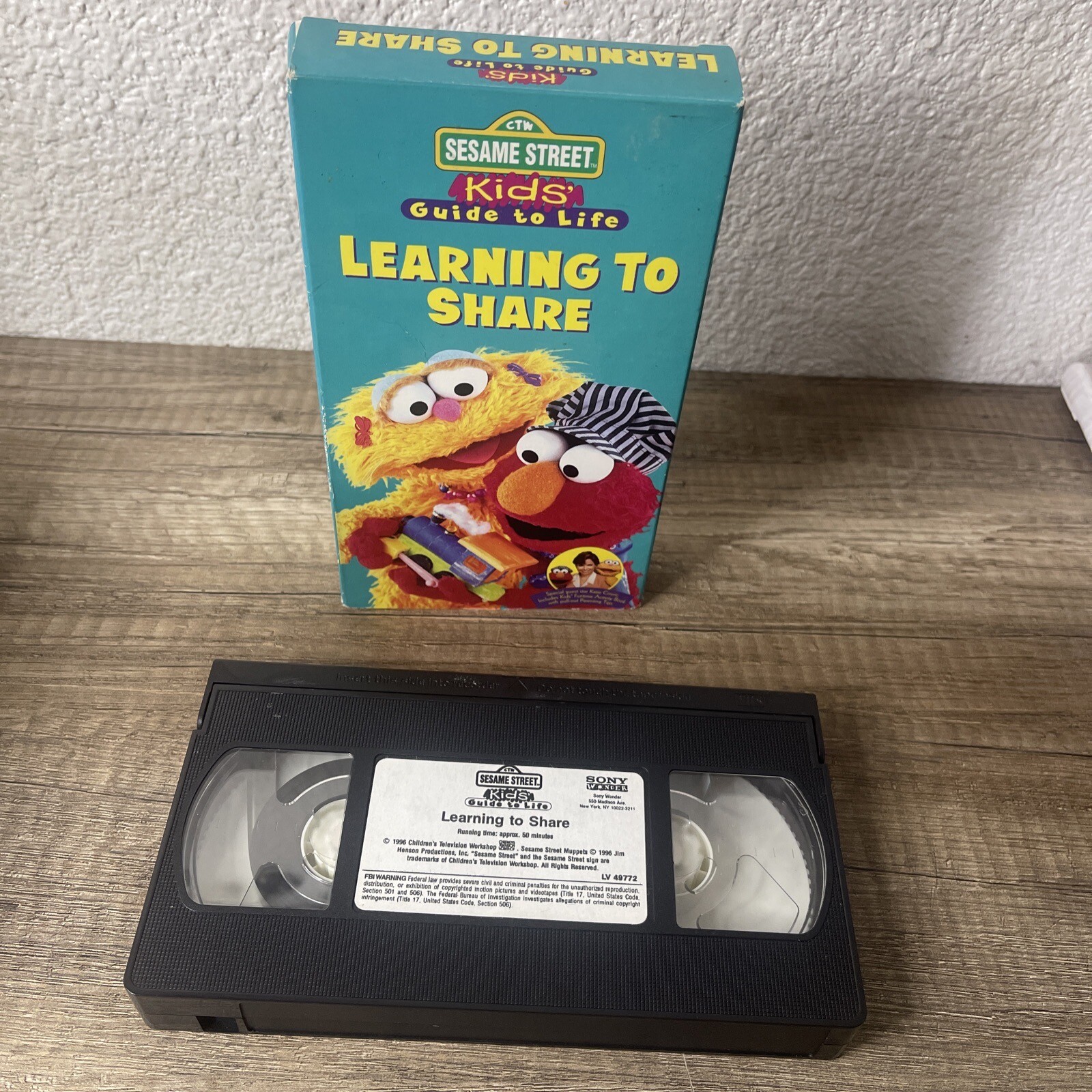 VTG Sesame Street - Kids Guide to Life: Learning to Share VHS 1996 Elmo ...