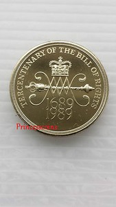 1989*UNC*TERCENTENARY BILL OF RIGHTS £2 TWO POUND COIN | eBay