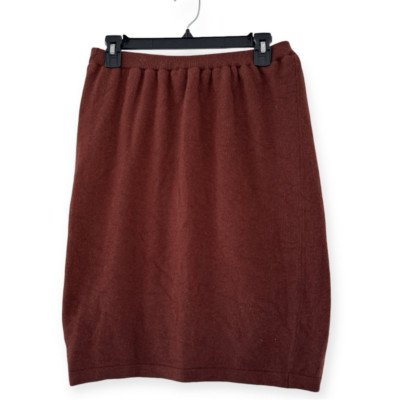 Vintage Shirin 100% Cashmere Brown Pencil Skirt Size Medium | eBay